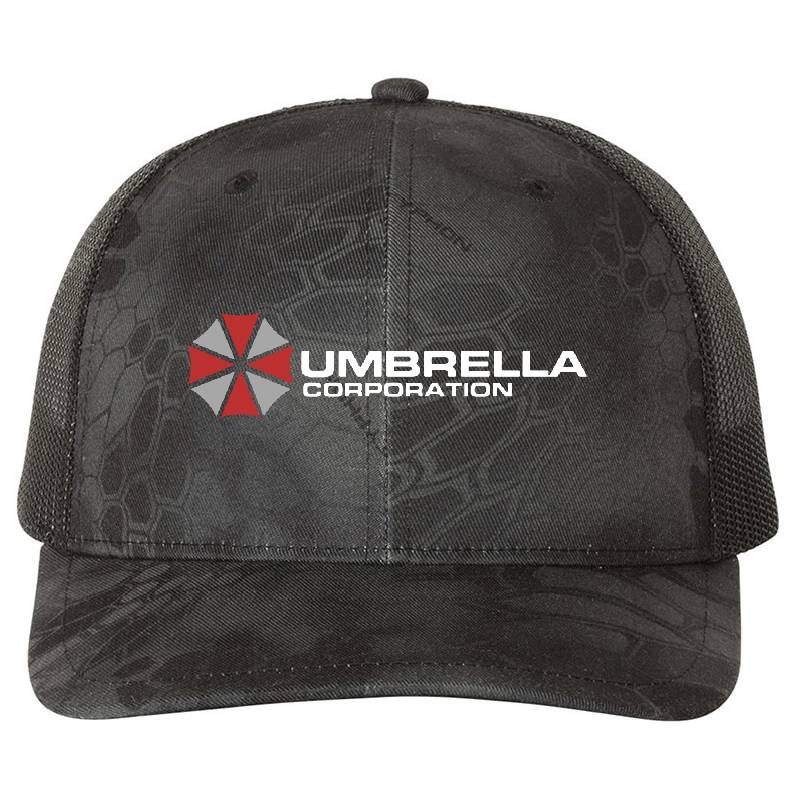 Umbrella Corporation Black Resident Evil Richardson Premium Trucker ...