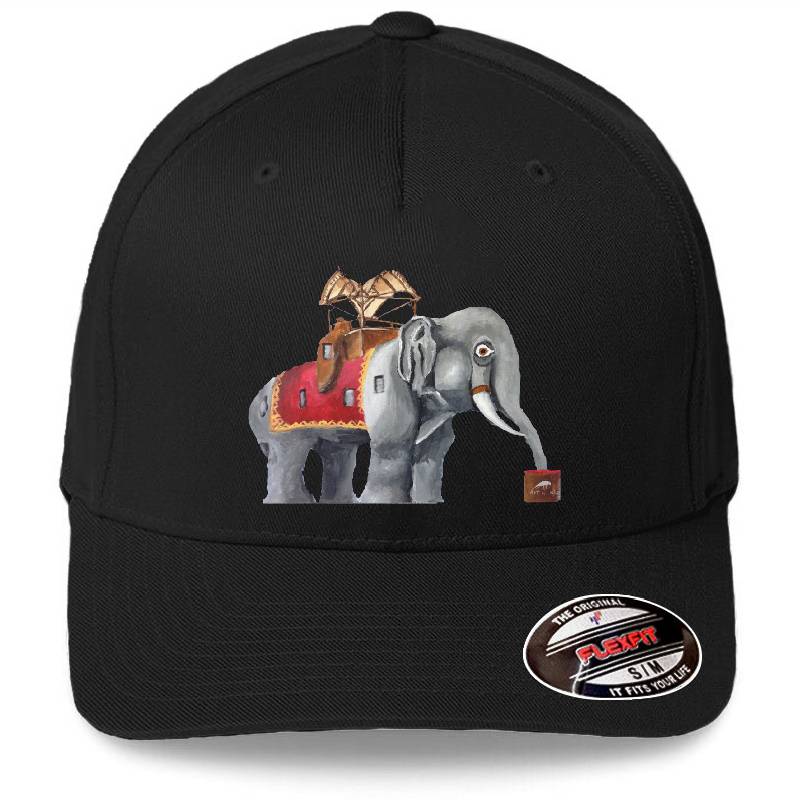 Lucy The Elephant Flexfit Baseball Cap - T-FUNNY