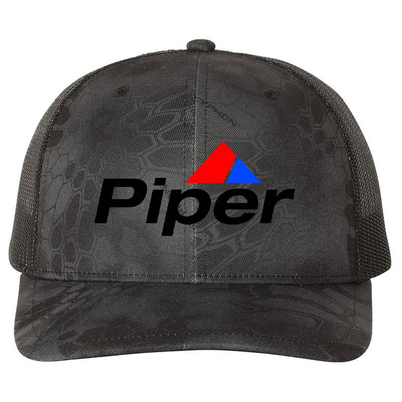 Piper Aircraft Logo Richardson Premium Trucker Snapback Cap - T-FUNNY