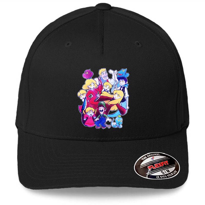 Luigi's Mansion Flexfit Baseball Cap - T-FUNNY