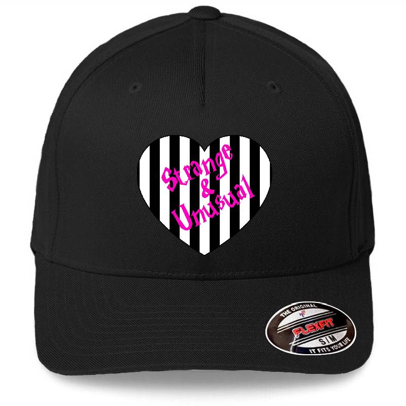 Beetlejuice Strange And Unusual Flexfit Baseball Cap - T-FUNNY