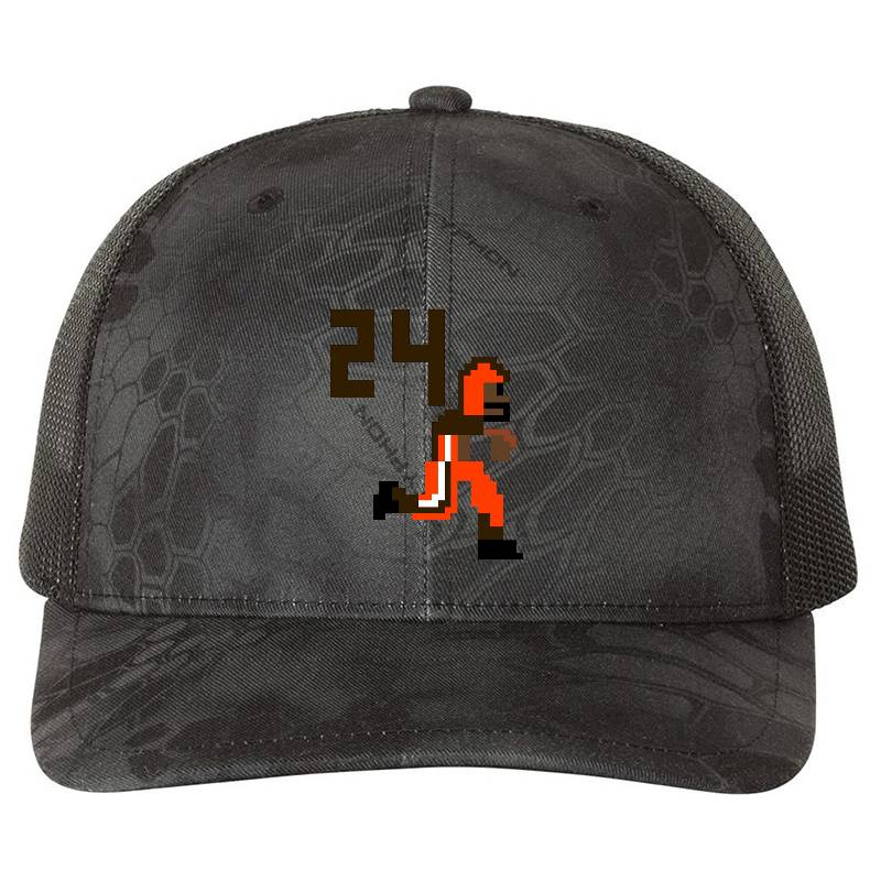 Nick Chubb Tecmo Bowl Richardson Premium Trucker Snapback Cap - T-FUNNY