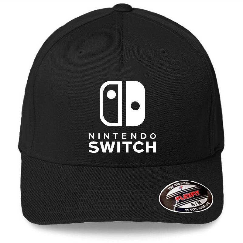 Nintendo Switch Hi-Res Logo Flexfit Baseball Cap - T-FUNNY.COM olicies