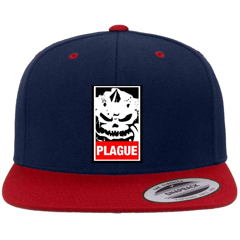 Plague Lord Wargaming Meme Premium Flat Bill Snapback Cap - T-FUNNY