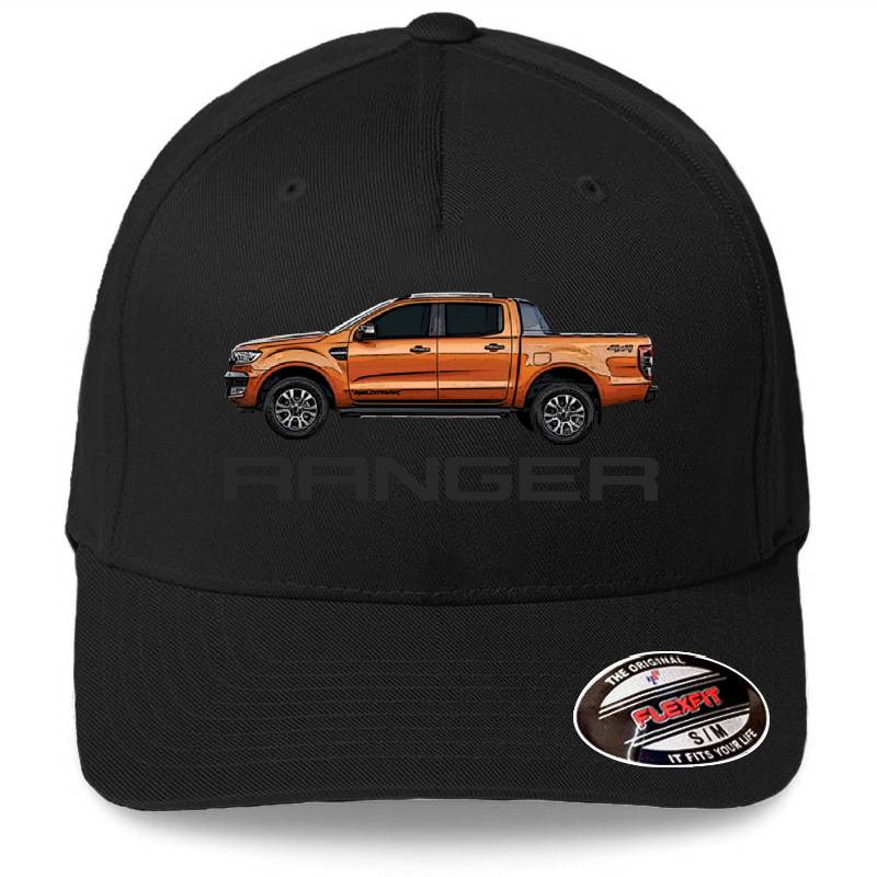 Ford Ranger And Logo Flexfit Baseball Cap - T-FUNNY