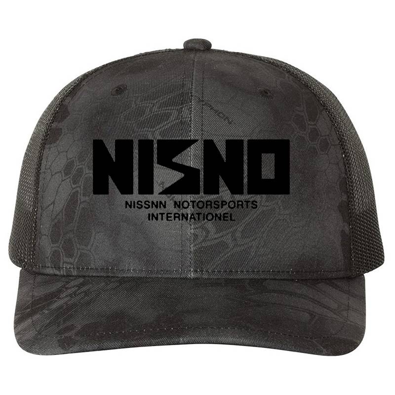 Nisno Initial D Nismo Old Logo Spoof Black Richardson Premium Trucker ...