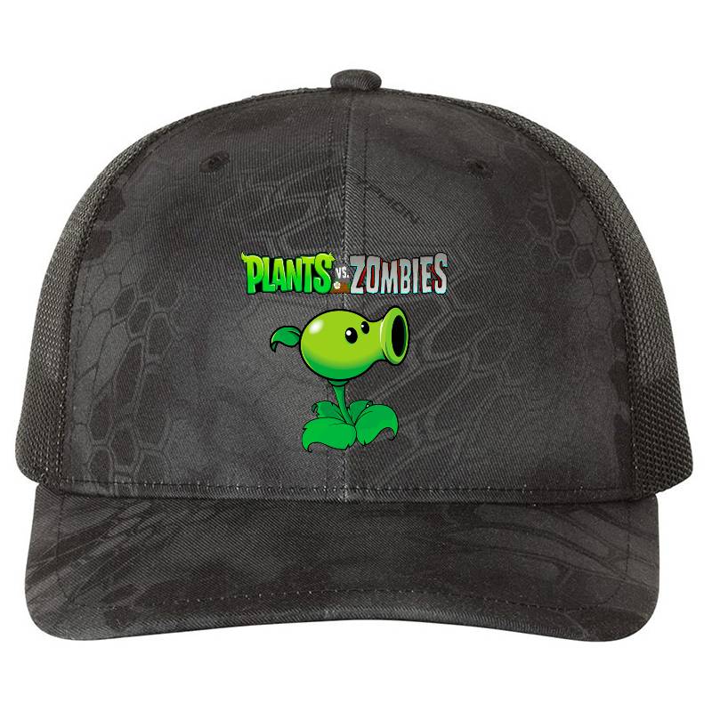Peashooter Design Plants Vs Zombies Richardson Premium Trucker Snapback ...
