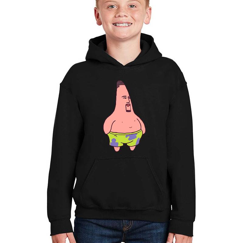 Klay Thompson Patrick Star Spongebob Youth Hooded Sweatshirt - T-FUNNY