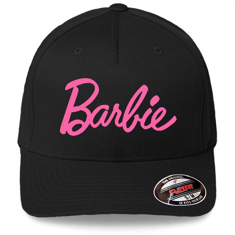 Barbie Logo Flexfit Baseball Cap - T-FUNNY