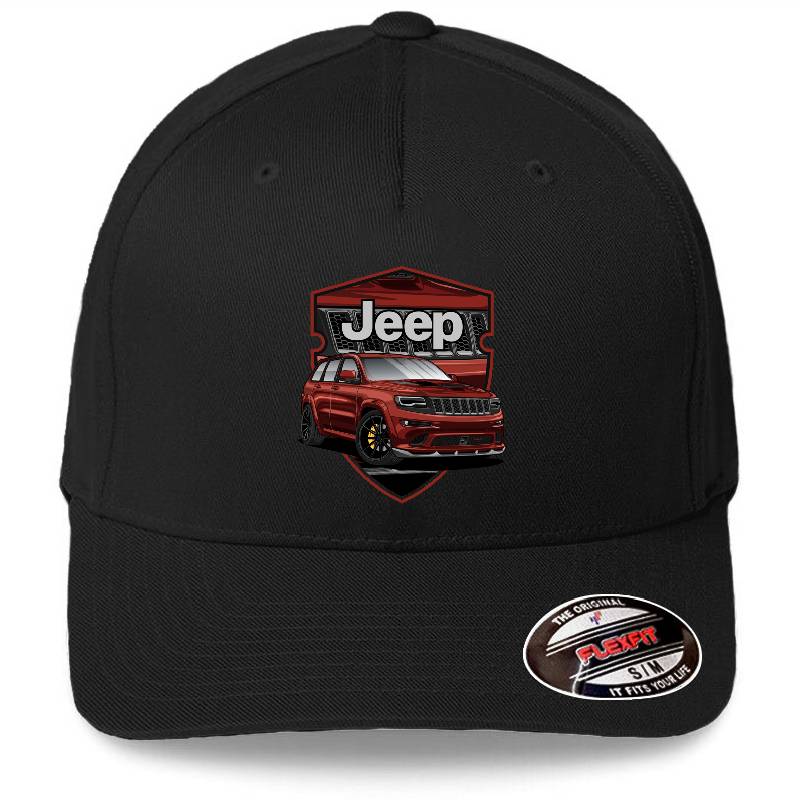 Grand Cherokee Srt Flexfit Baseball Cap - T-FUNNY