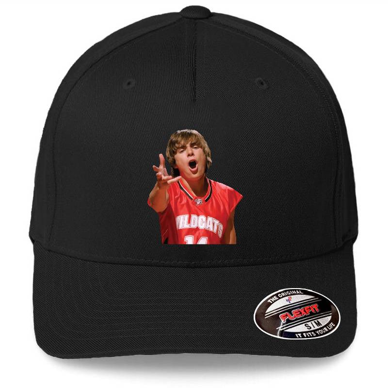 Troy- High School Musical Flexfit Baseball Cap - T-FUNNY