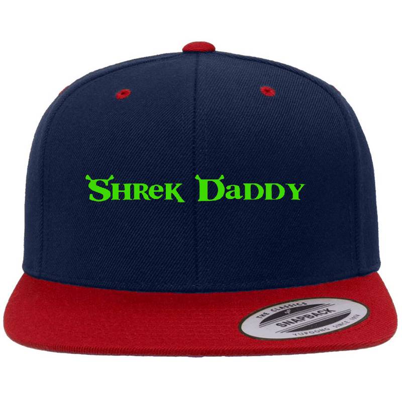 Shrek Premium Flat Bill Snapback Cap - T-FUNNY