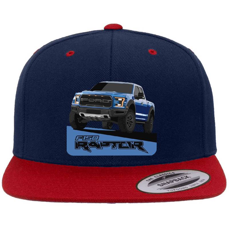 Ford F-150 Raptor Premium Flat Bill Snapback Cap - T-FUNNY