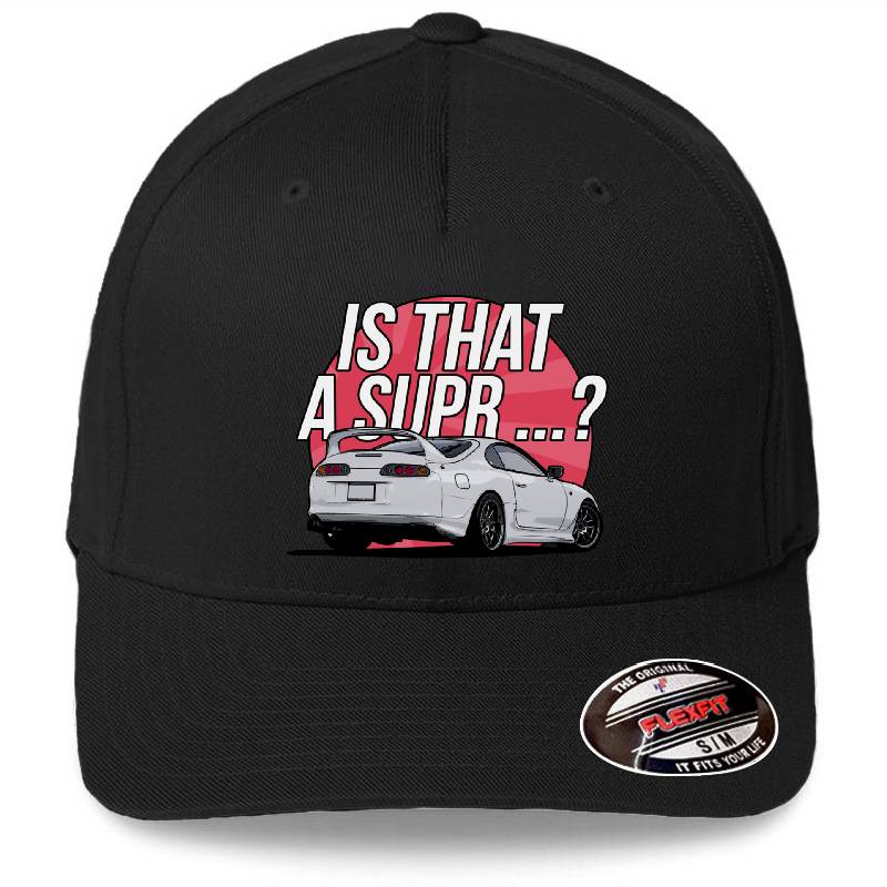 Toyota Supra Meme - Is That A Supra ? Flexfit Baseball Cap - T-FUNNY