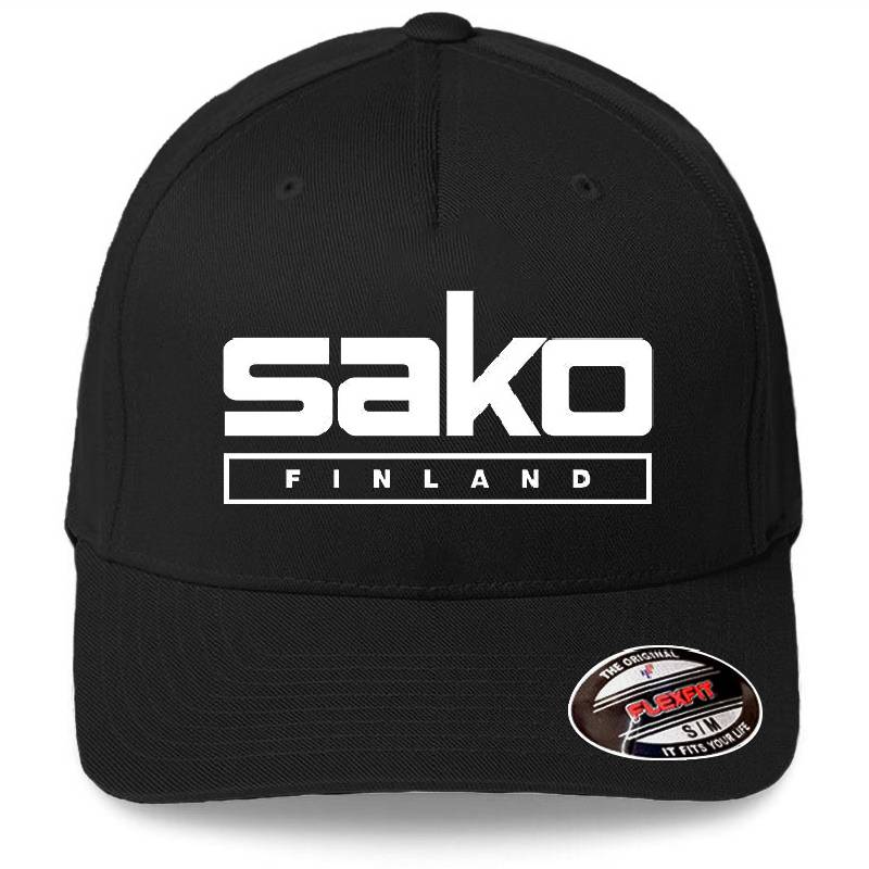 Sako - Finland Rifles and Ammunition Logo Flexfit Baseball Cap - T-FUNNY