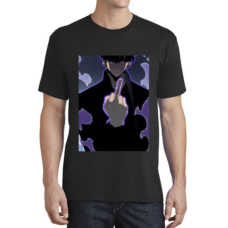 Sung Jin Woo Middle Finger Unisex T-Shirt - T-FUNNY
