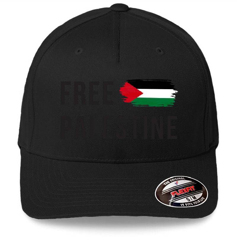 Free Palestine Flag Palestinian Gaza Flexfit Baseball Cap - T-FUNNY