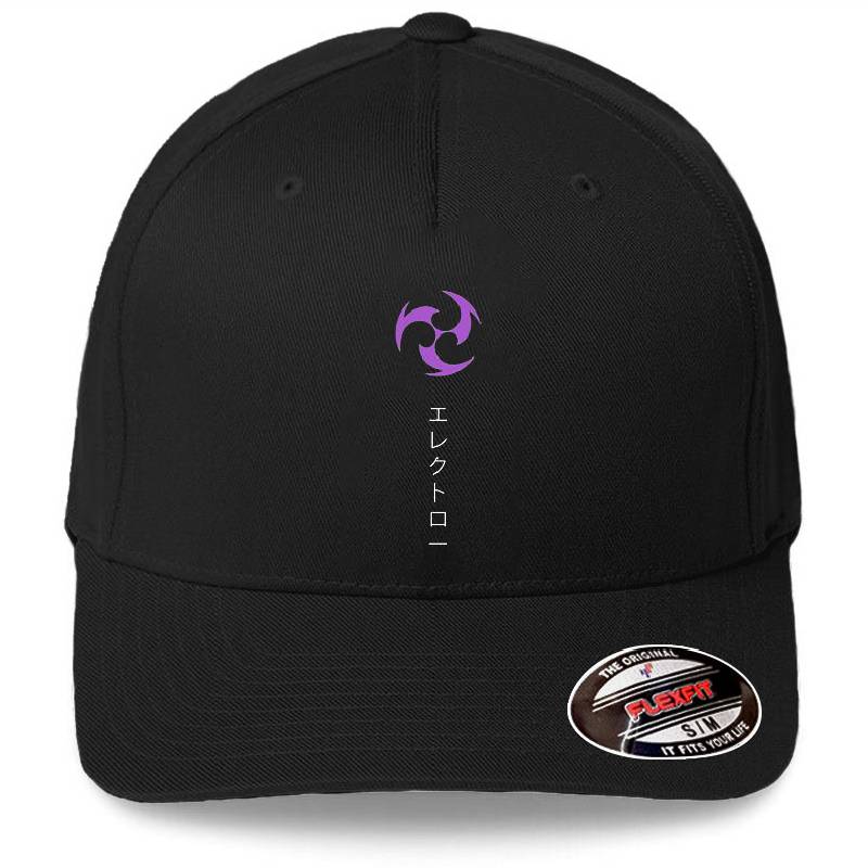Genshin Impact - Electro Element Emblem I Flexfit Baseball Cap - T-FUNNY