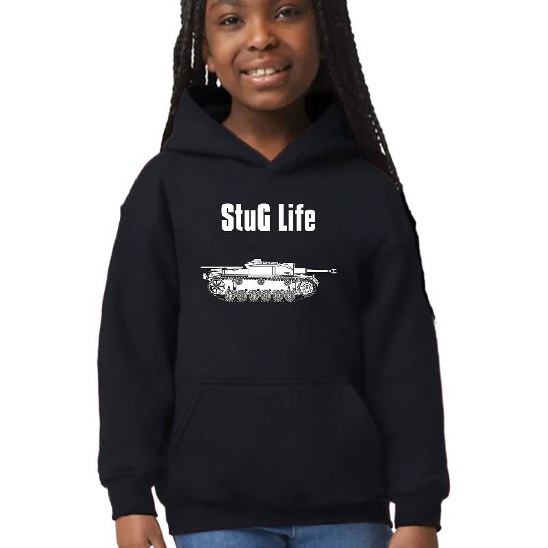 StuG Life - Military History Visualized (Vertical Version) Youth Hooded ...