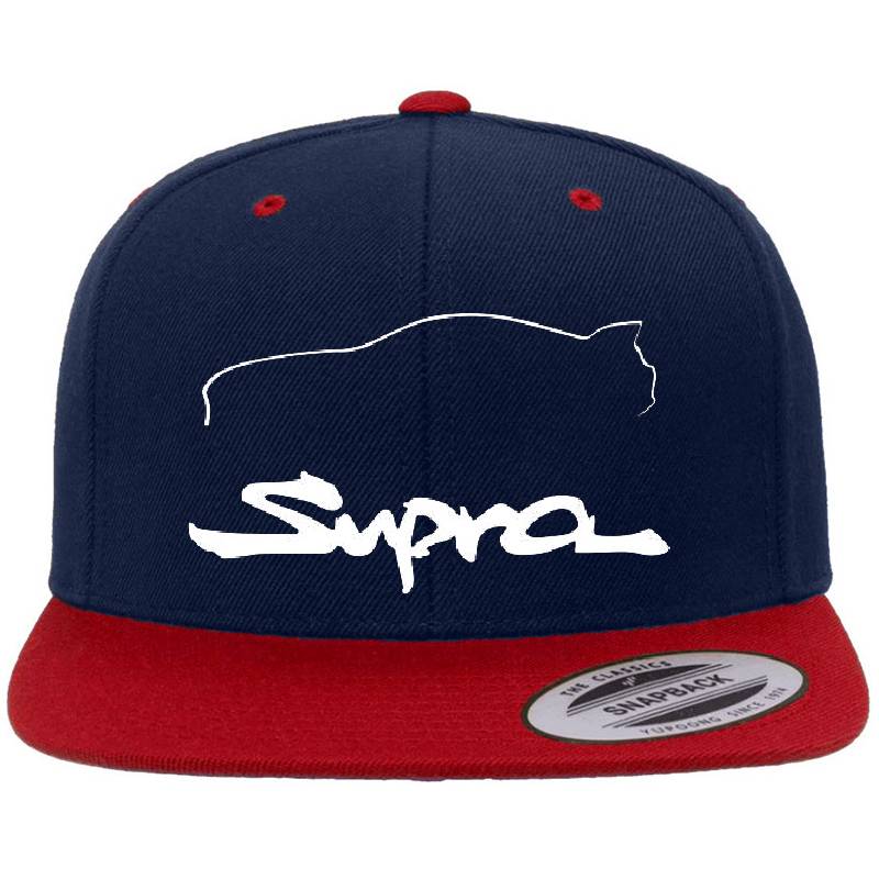 Toyota Supra MKIV JZA80 Premium Flat Bill Snapback Cap - T-FUNNY