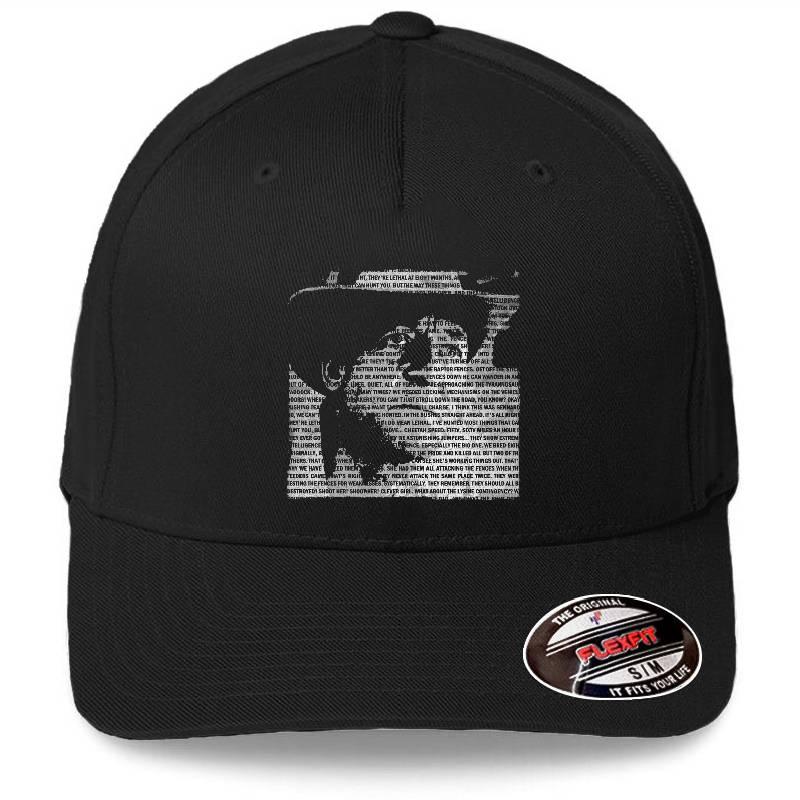 Jurassic Park - Robert Muldoon - Faded Print With Quotes Flexfit ...