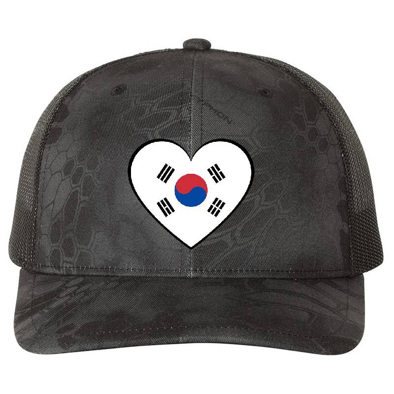 SOUTH KOREA FLAG (Korean Flag) Richardson Premium Trucker Snapback Cap ...