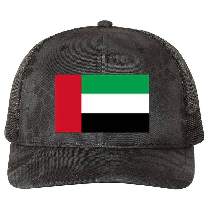 UAE Flag Richardson Premium Trucker Snapback Cap - T-FUNNY