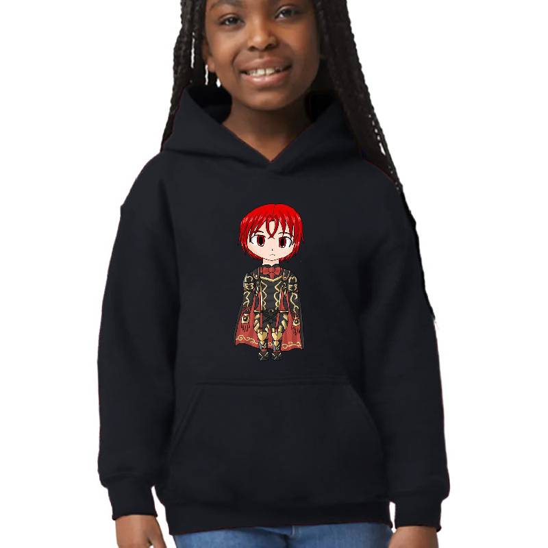 Fire Emblem Engage- Male Alear Chibi 3 Youth Hooded Sweatshirt - T-FUNNY