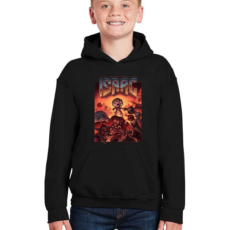 The Binding Of Isaac 90s Youth Hooded Sweatshirt - T-FUNNY
