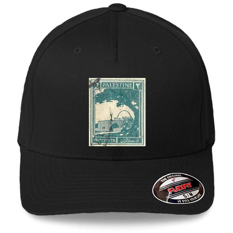 Palestine Stamp, 1920s Flexfit Baseball Cap - T-FUNNY
