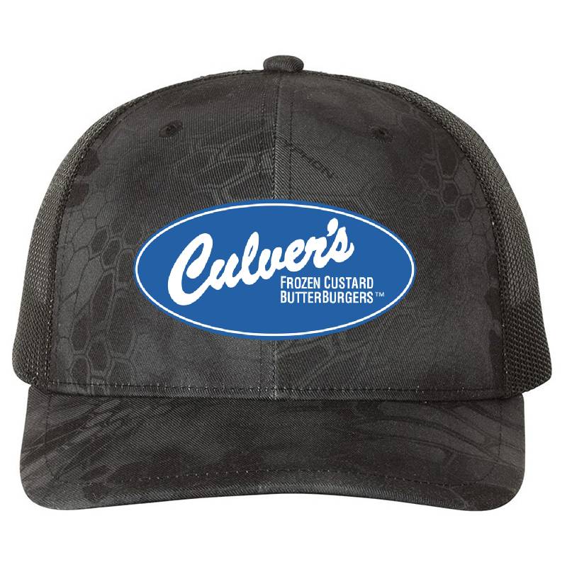 Culver's Logo 3 Richardson Premium Trucker Snapback Cap - T-FUNNY