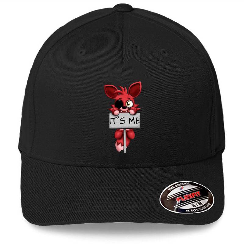 FNAF Five Nights At Freddys Foxy Fox Flexfit Baseball Cap - T-FUNNY
