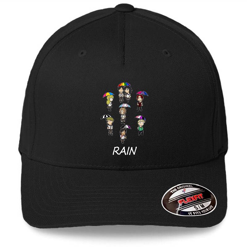RAIN - Chibi Cast Flexfit Baseball Cap - T-FUNNY
