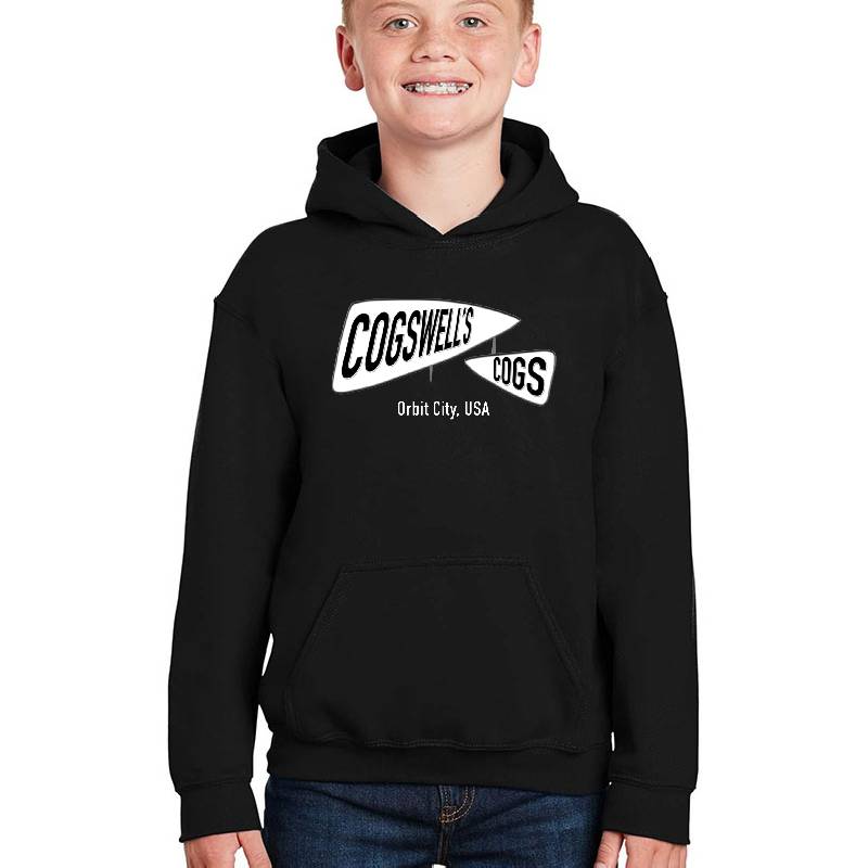 The Jetsons Cogswell's Cogs Classic Cartoon Youth Hooded Sweatshirt - T ...